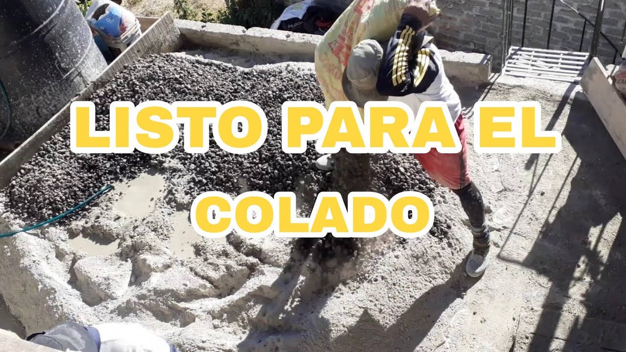 LLEGO EL DIA DEL COLADO /PREPARACIÓN DE REBOLTURA PARA LA LOSA DE ...