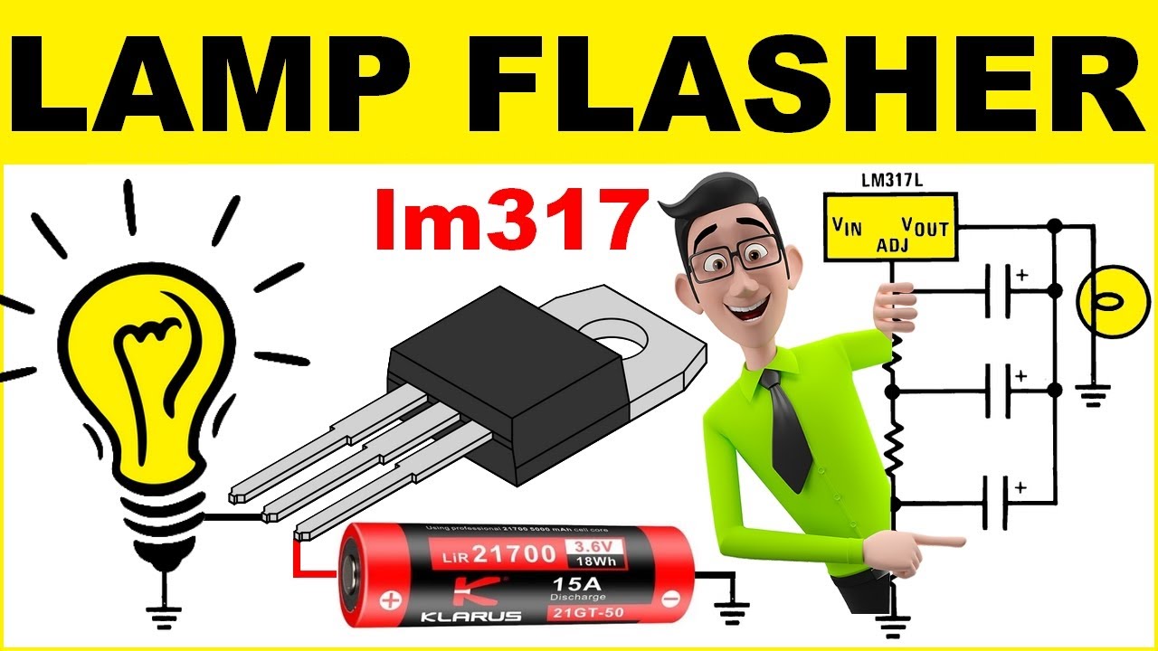 Faire un clignotant avec un régulateur de tension électronique LM317 ...