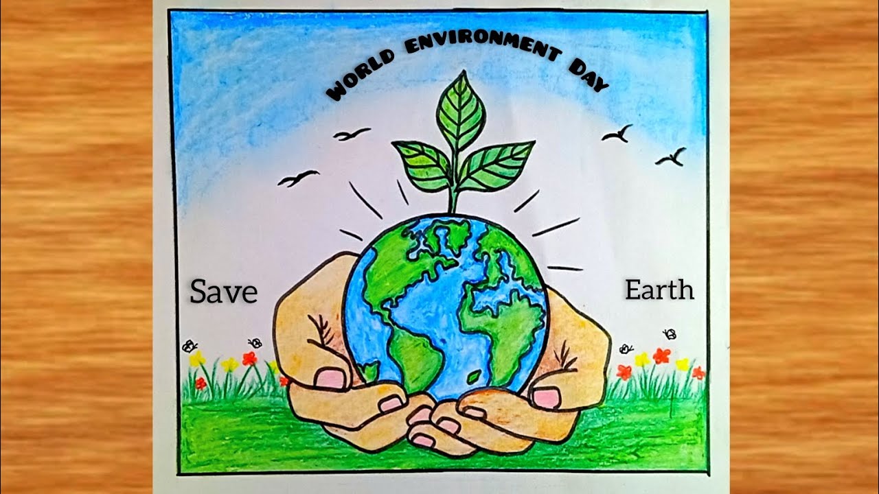 Environment Day Drawing Save Earth Save Environment