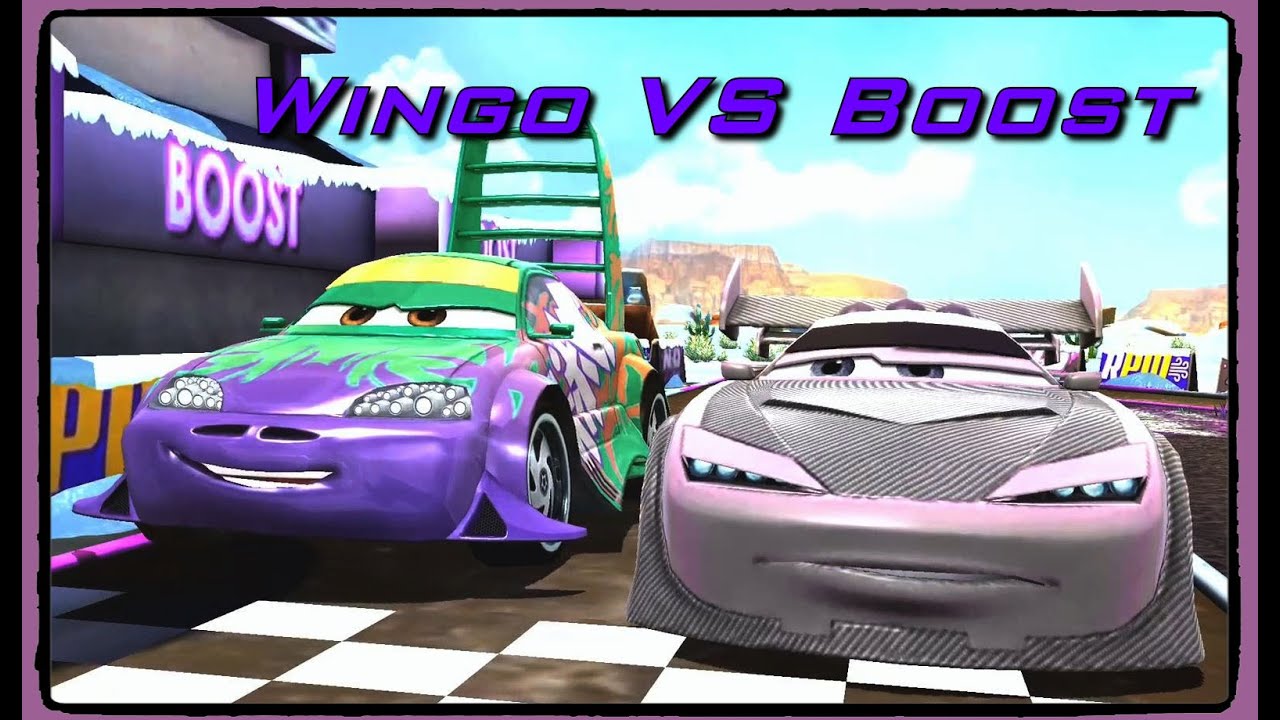 Disney Pixar Cars Fast as Lightning - Boost Stage 2/4 vs Luigi, Wingo ...