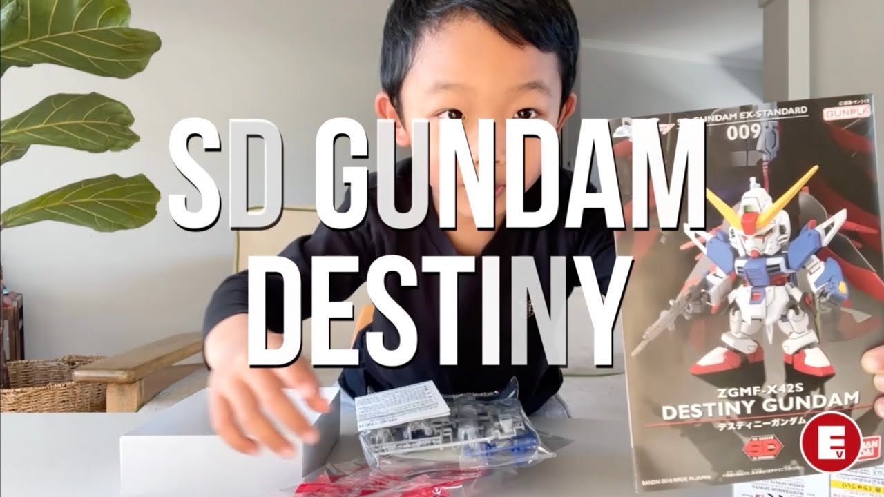 SD GUNDAM - Destiny Gundam unboxing and making (beginner level) - YouTube