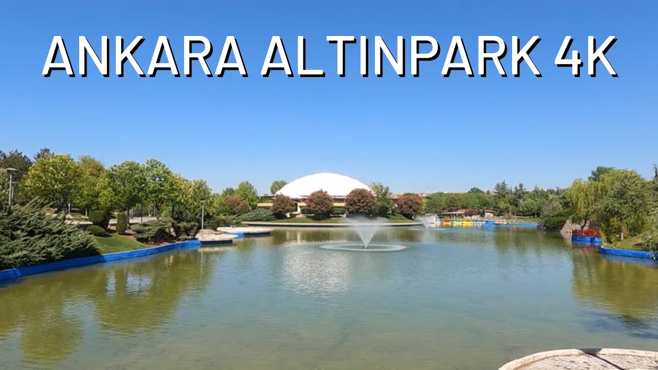 Ankara, Altınpark 4K - Walking Tour on Altınpark during Pokemon Go ...