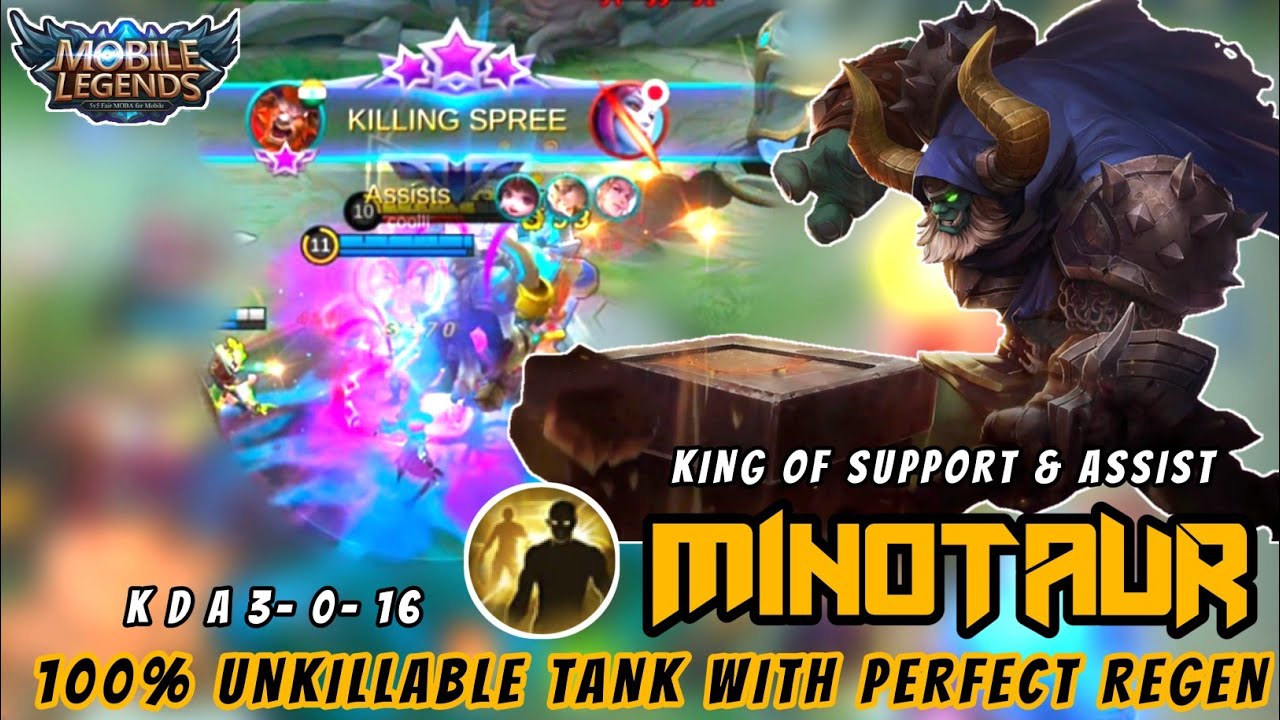 Minotaur The 100% Unkillable Tank With Best Healing Power : Mobile ...