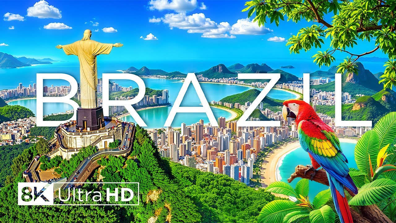 BRAZIL 8K Ultra HD - Spectacular Landscapes South America, Scenic ...