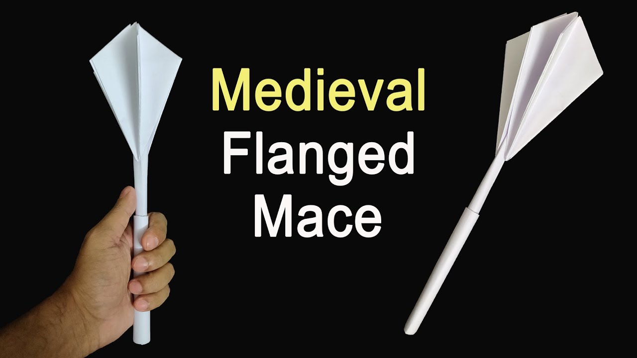 How To Make Paper Mace - Medieval Flanged Mace - Pernach - YouTube