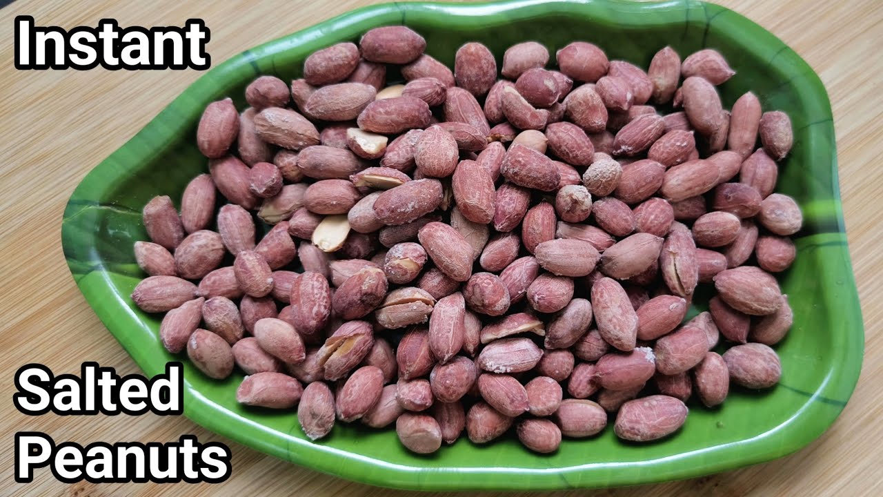 Salted Peanuts Recipe | How To Make Salted Peanuts | Salted Peanuts ...