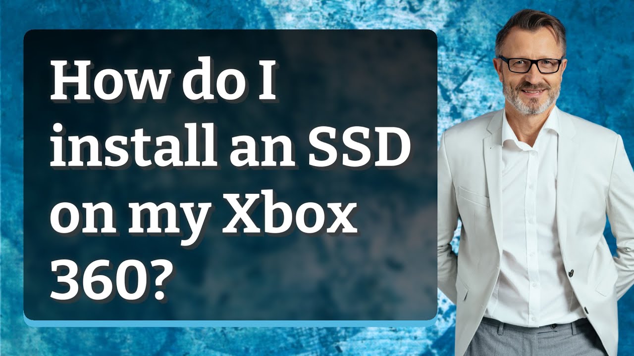 How do I install an SSD on my Xbox 360? - YouTube