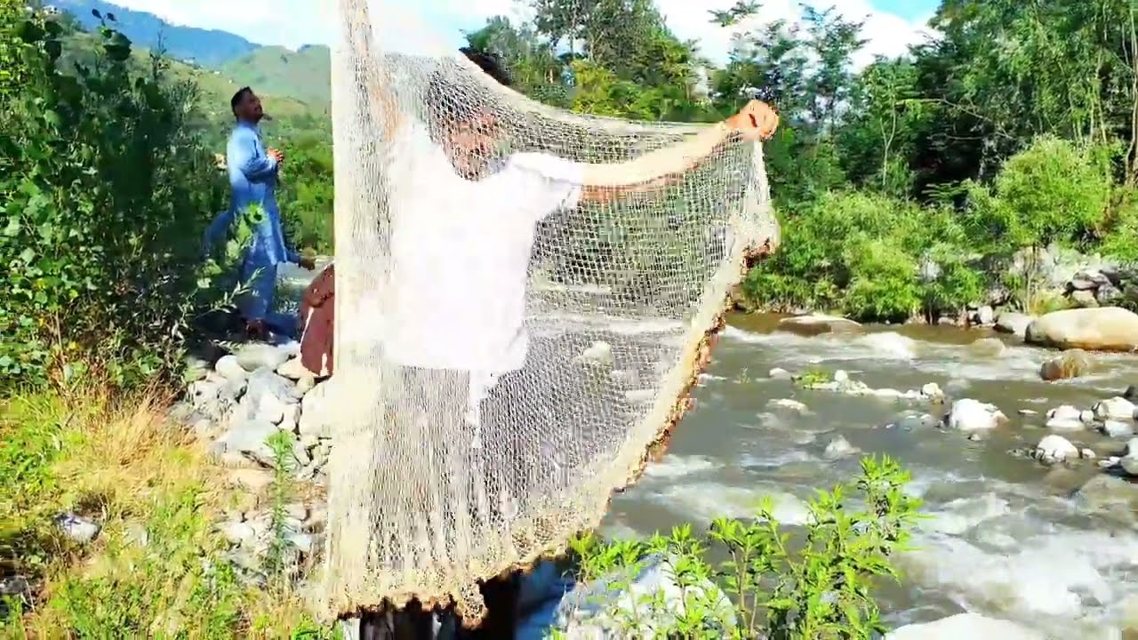 The Secret Easiest Way to Catch Fish With Net / Swat K loq Jall Tokri ...