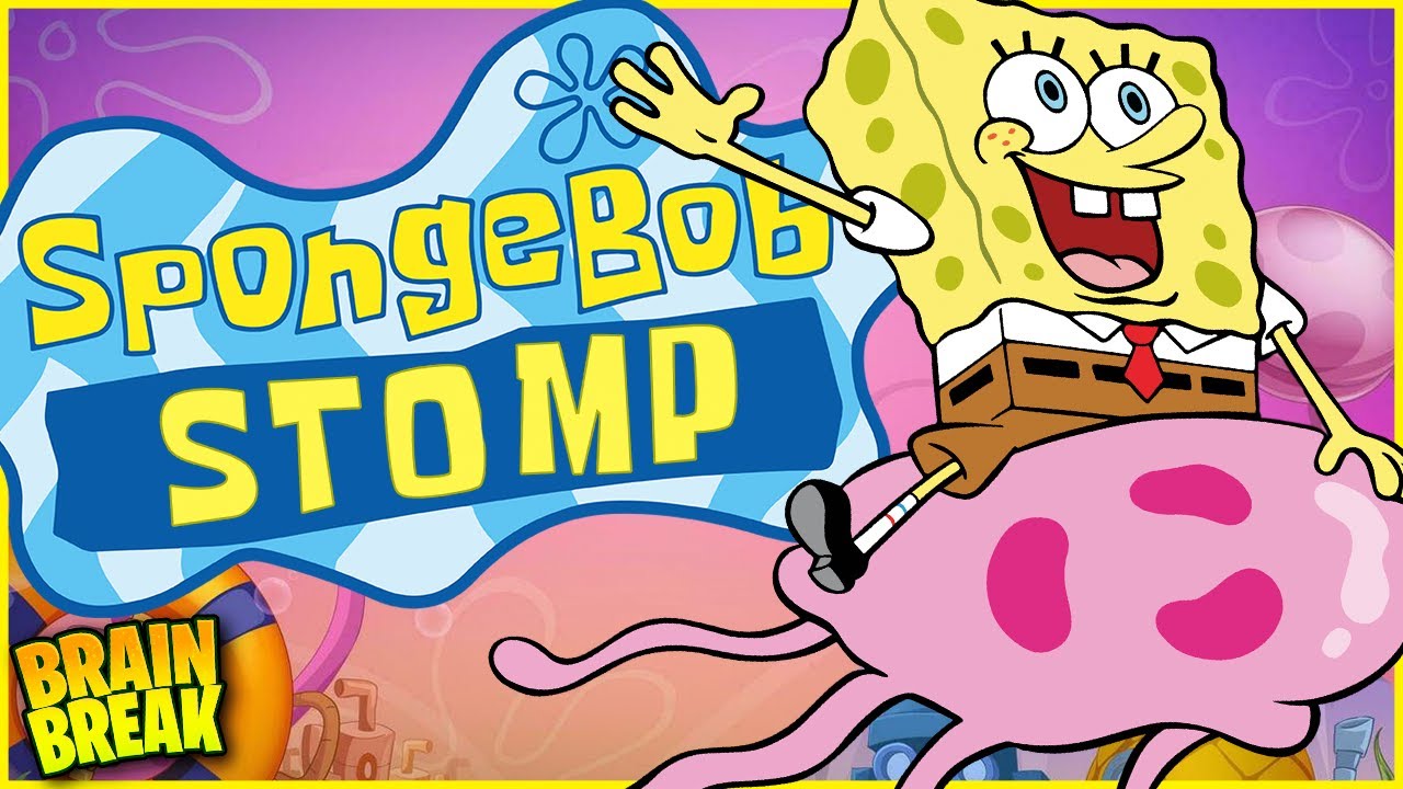 SpongeBob Stomp 🪼 Brain Break for Kids 🪼 Just Dance 🪼 Danny GoNoodle ...