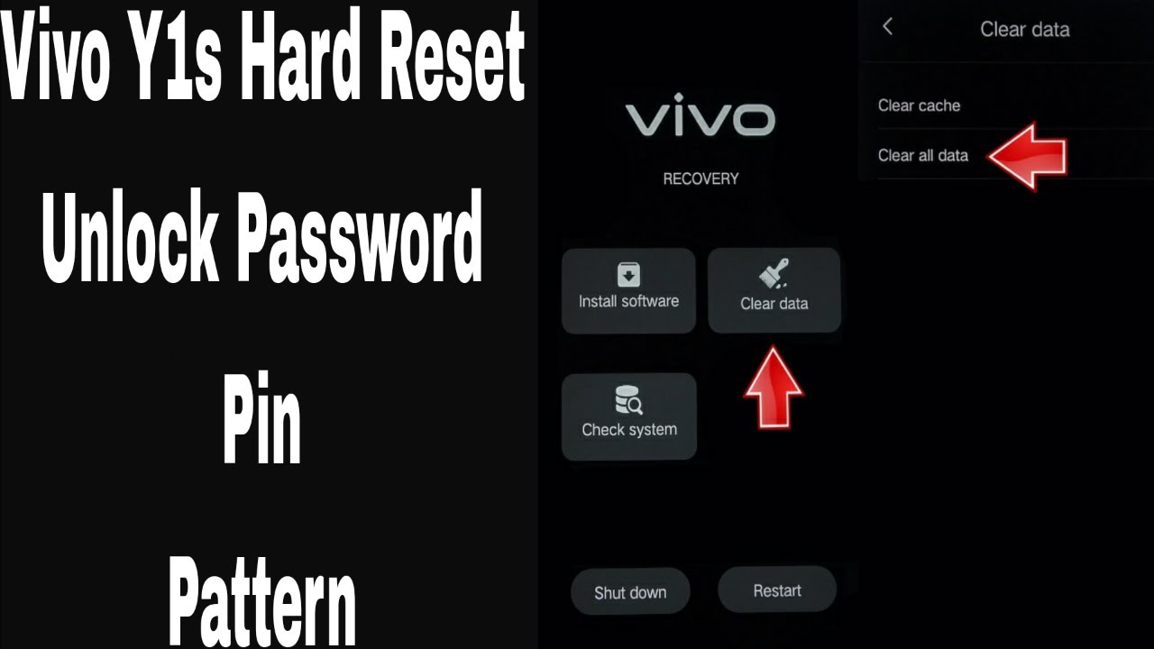 Vivo Y1s (vivo 2015) How to Hard Reset Unlock Password/Pattern/Pin ...