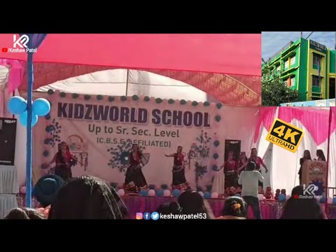 KIDZWORLD SCHOOLस्वागत गीत 2023 // KIDZWORLD SCHOOL Mela Girls Dance ...