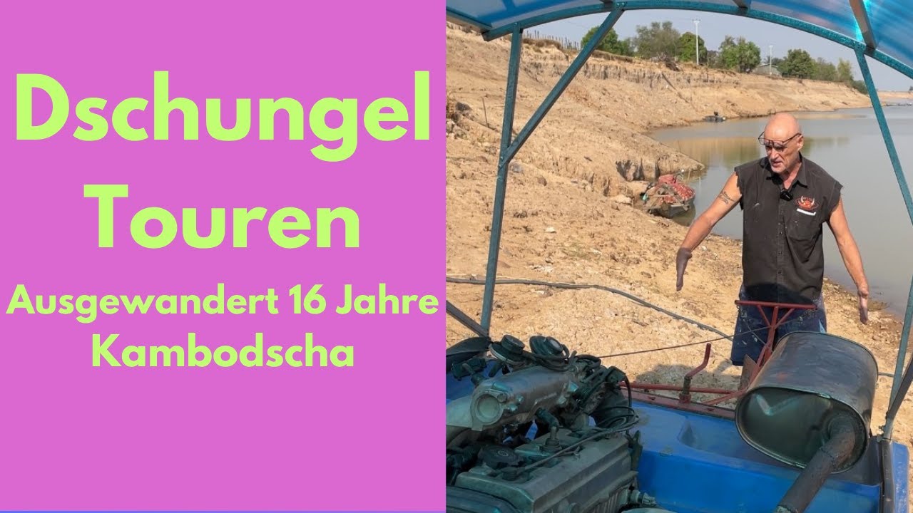 Longtail Boot-Dschungel-Touren, schwimmende Dorf, Stung Sen River zum ...