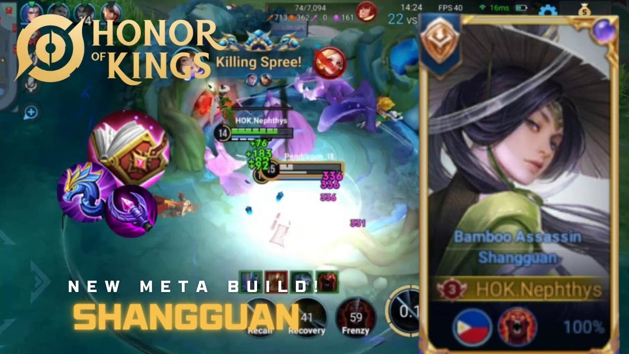 New OP Shangguan Build | Honor of Kings - YouTube