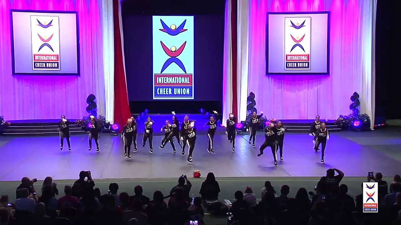 USA National Team [Team Cheer Hip Hop] - 2015 ICU World Cheerleading ...