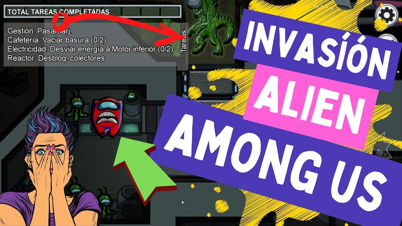 INVASION ALIEN EN AMONG US / ALIEN INVASION AMONG US 4k - YouTube