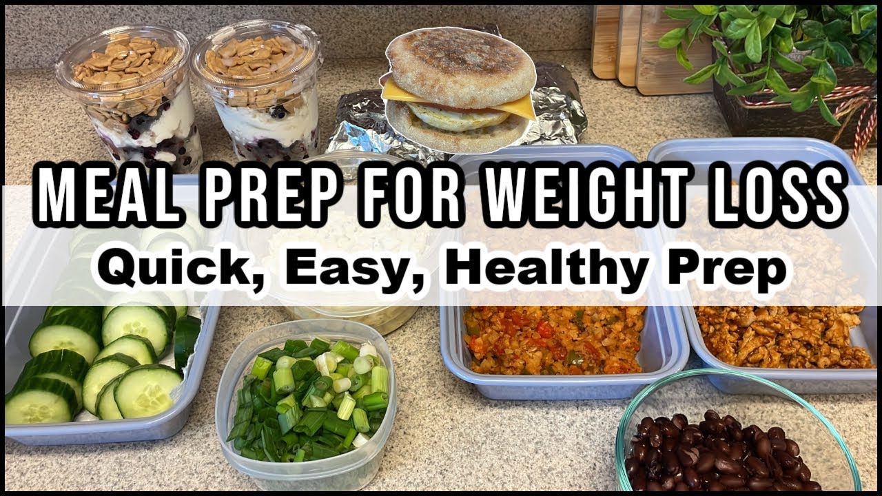 **NEW** Meal Prep for Weight Loss 🥗 | High Protein - WW/Calorie Deficit ...