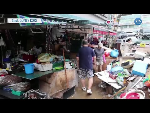 Güney Kore’de Sel Can Aldı
