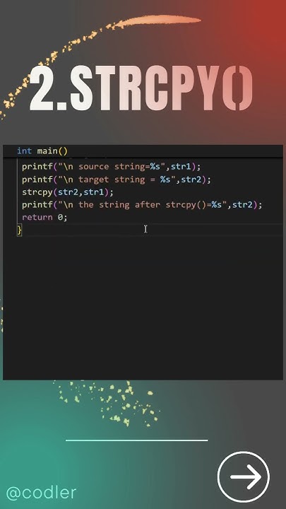 Function of copy string #c #coding #programming #python #codenewbies #javascript #codetips #html ...