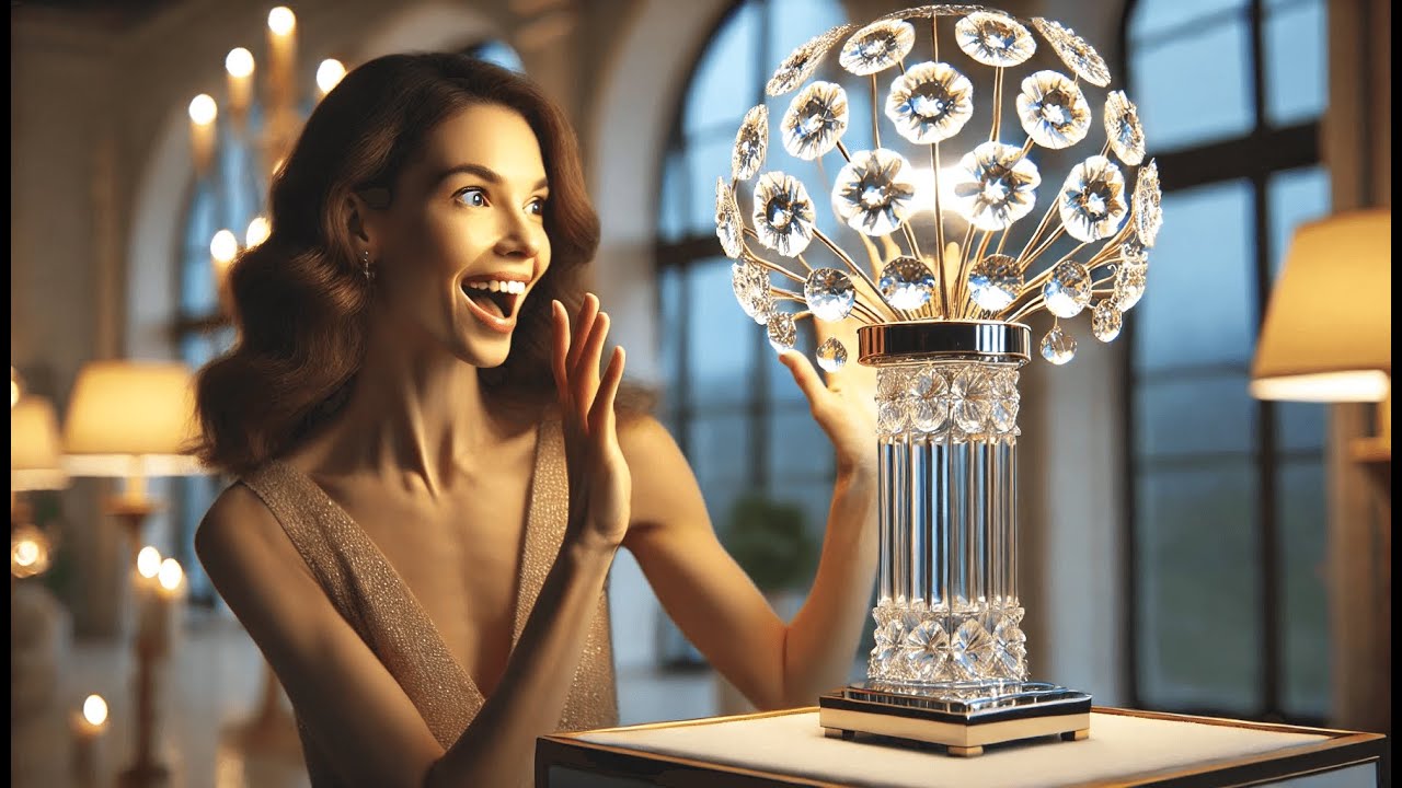 💎 Leroxo Portable Crystal Diamond Table Lamp | Best Crystal Lamp With ...
