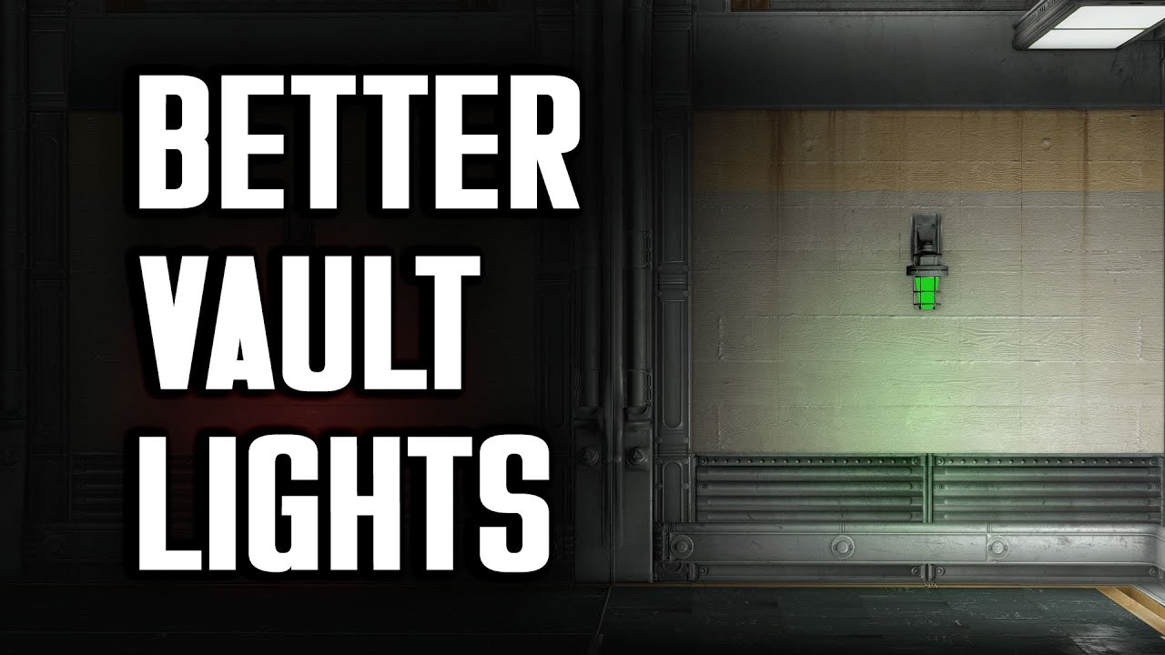 Better Vault Lights - Fallout 4 Vault-Tec Workshop Mods - YouTube
