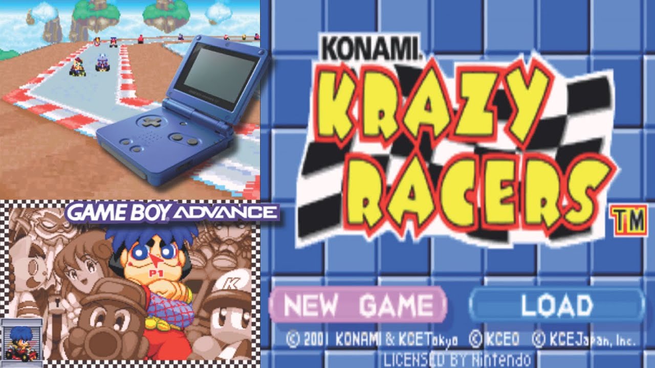 Konami Krazy Racers GBA - C&M Playthrough - YouTube