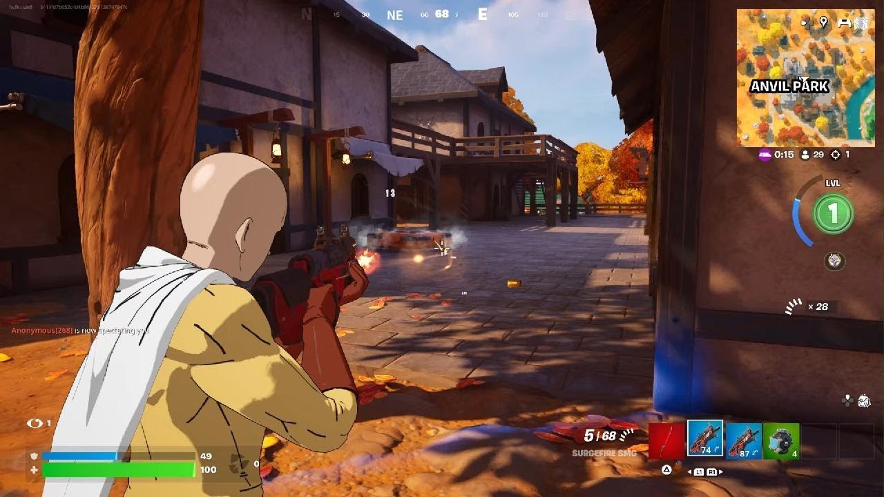 Fortnite_OP Saitama victory #fortnite #gaming #onepunchman - YouTube