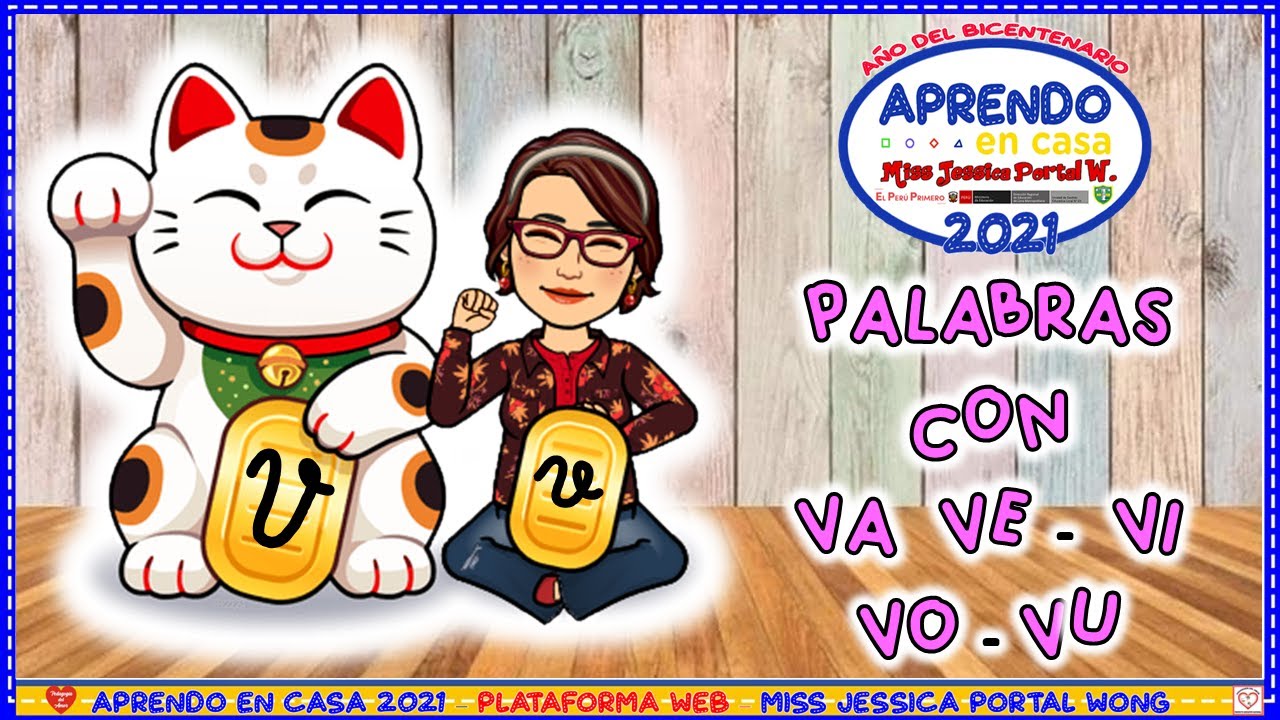 Palabras con va ve vi vo vu - YouTube