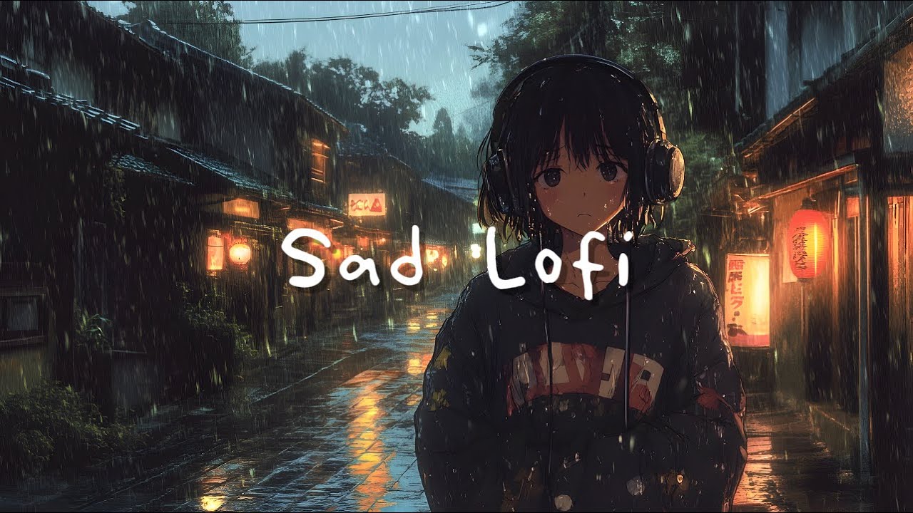 1 Hour of Sad & Slow Lofi Beat for Work & Study 🎧 - YouTube