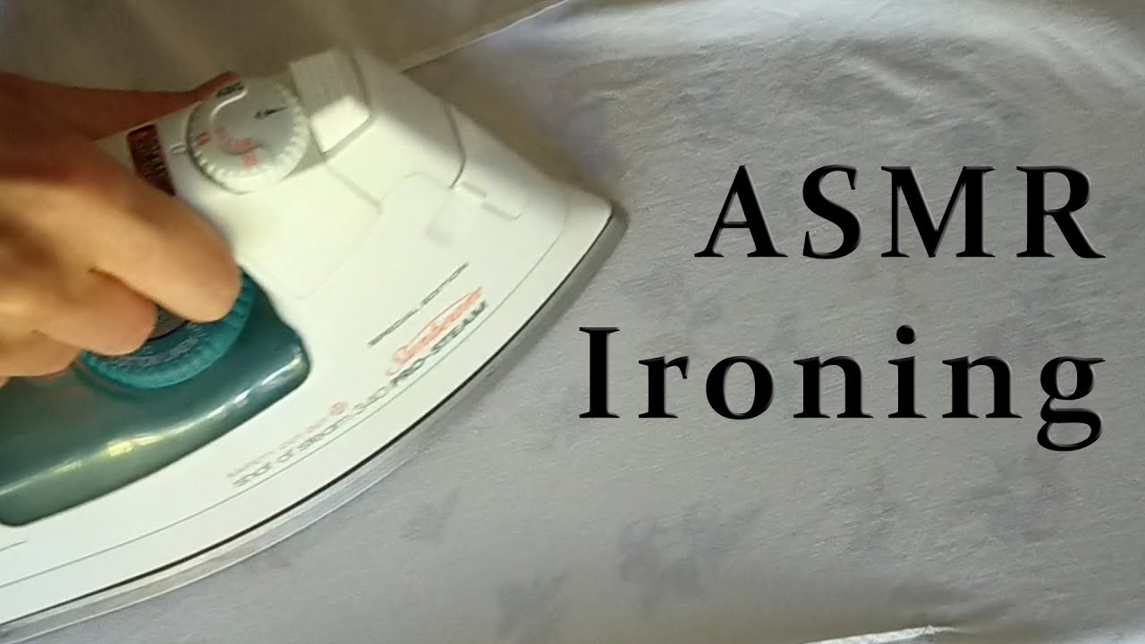 ASMR Ironing Sounds and Fabric Rustling (Whispered) - YouTube