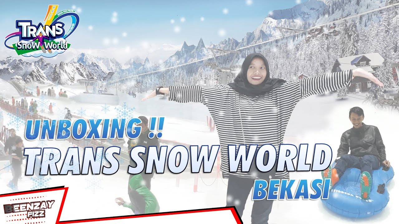 UNBOXING TRANS SNOW WORLD Juanda Bekasi - Taman Bermain Salju Indoor ...