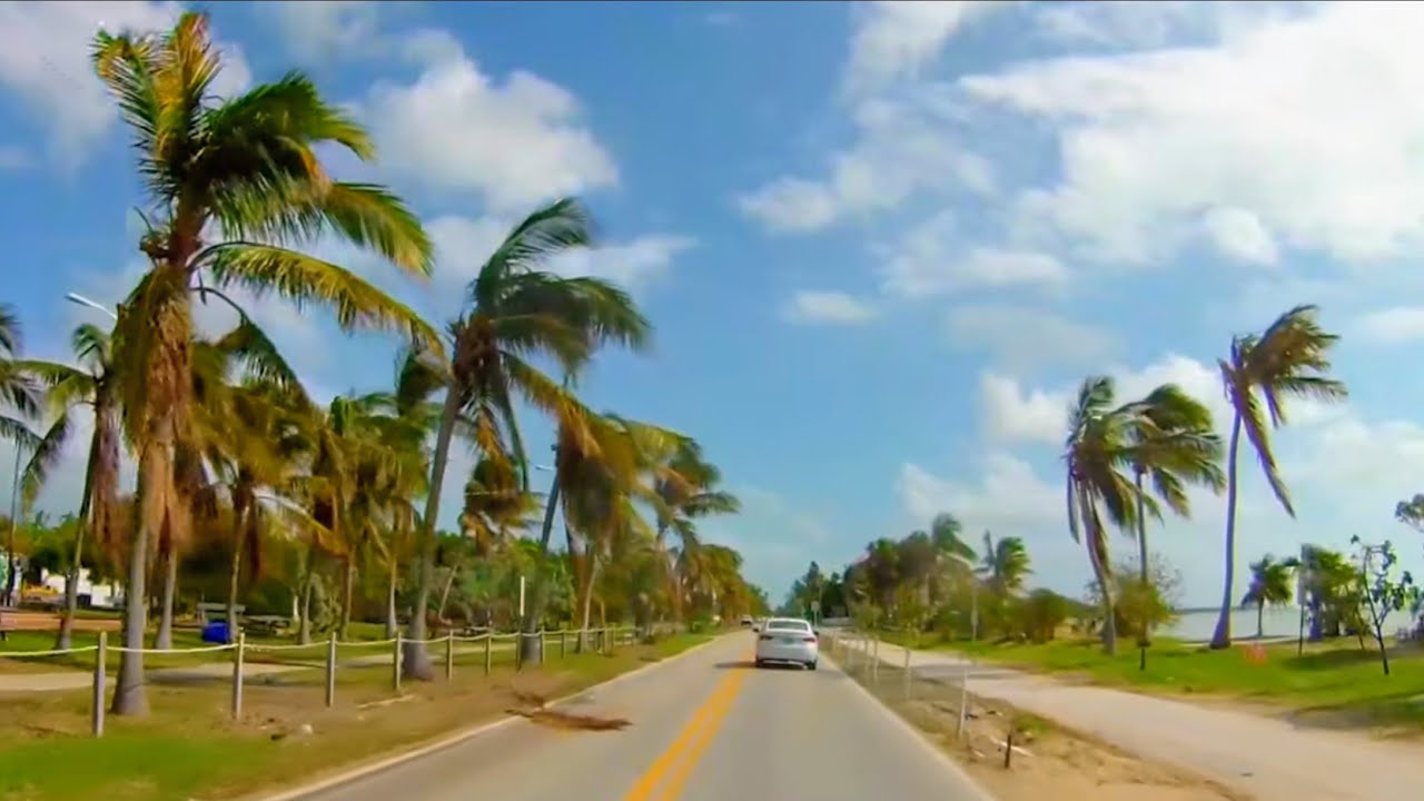 Driving Around Downtown Key West, Florida and Hwy 1 - YouTube