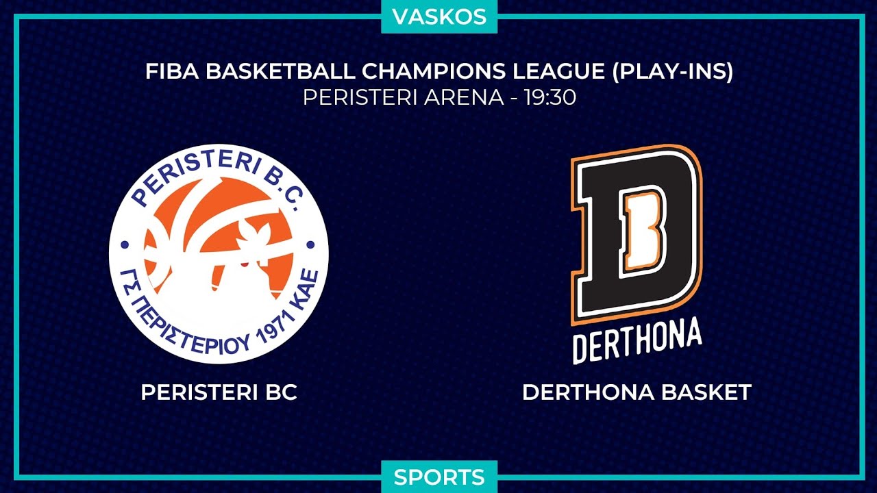 🔴 LIVE | ΠΕΡΙΣΤΕΡΙ - ΝΤΕΡΤΟΝΑ | BASKETBALL CHAMPIONS LEAGUE | PERISTERI ...