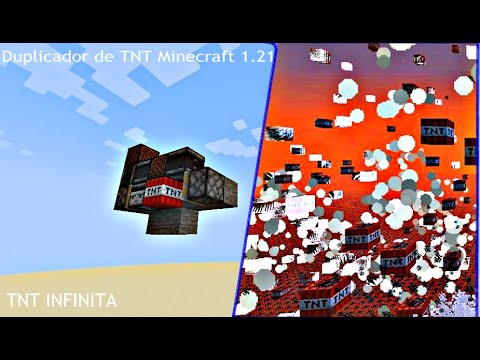 TNT INFINITA (COMO FAZER UM DUPLICADOR DE TNT) —MINECRAFT 1.21 - YouTube