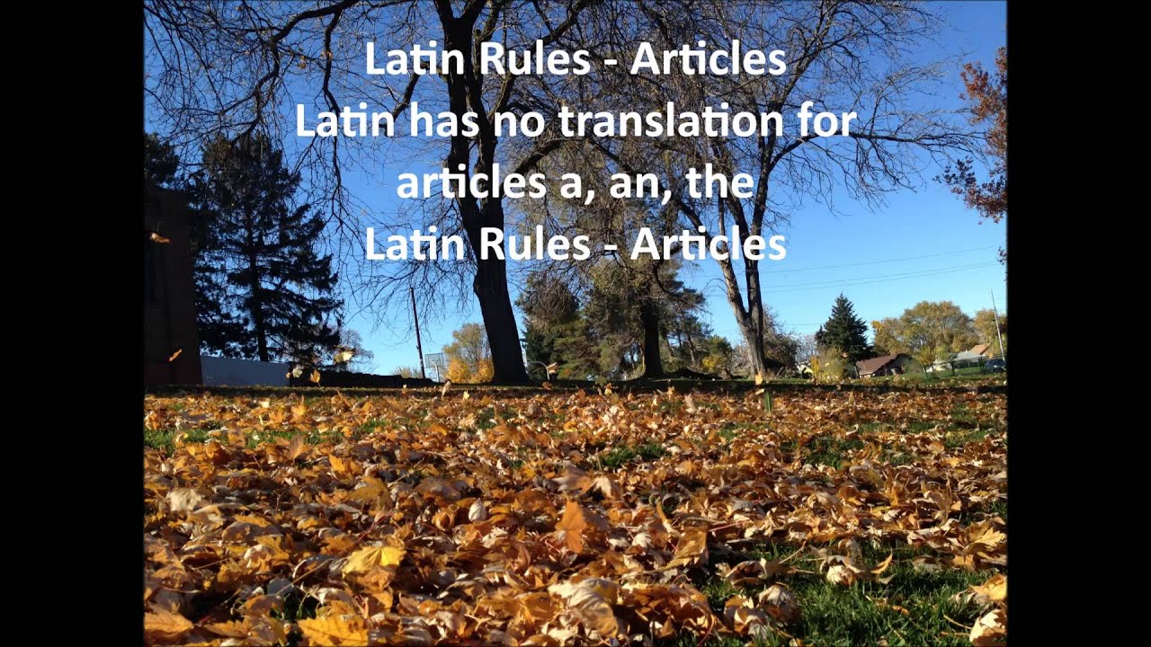 CC Cycle 3, Week 9-11 Latin Rules with Classical Conversations - YouTube