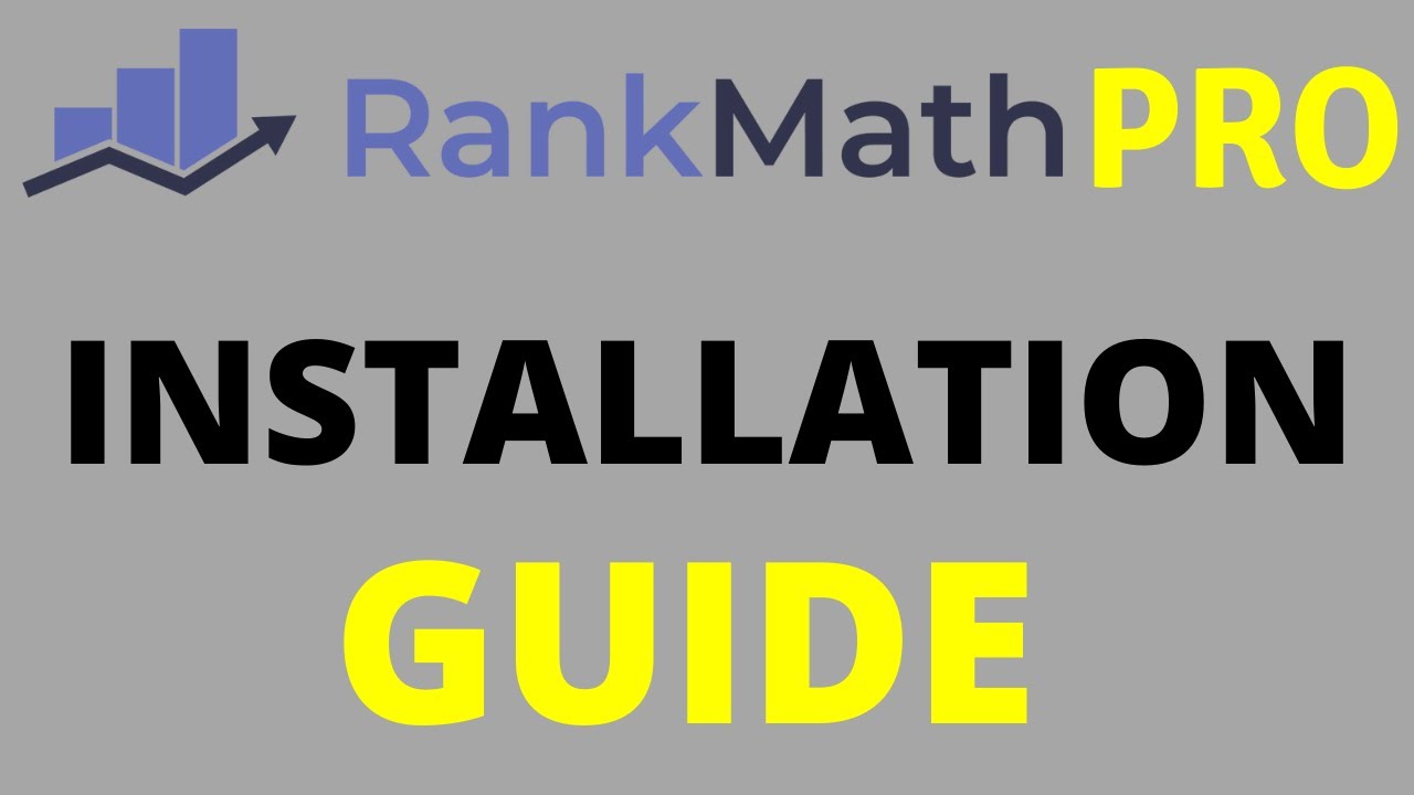 Rank math seo: How to install rank math pro - YouTube