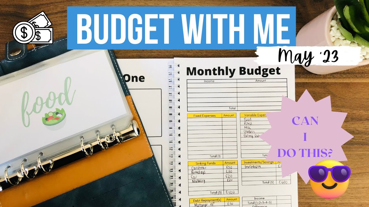 BUDGET WITH ME May 2023 | Single Parent Budget | Low Inome Budget - YouTube