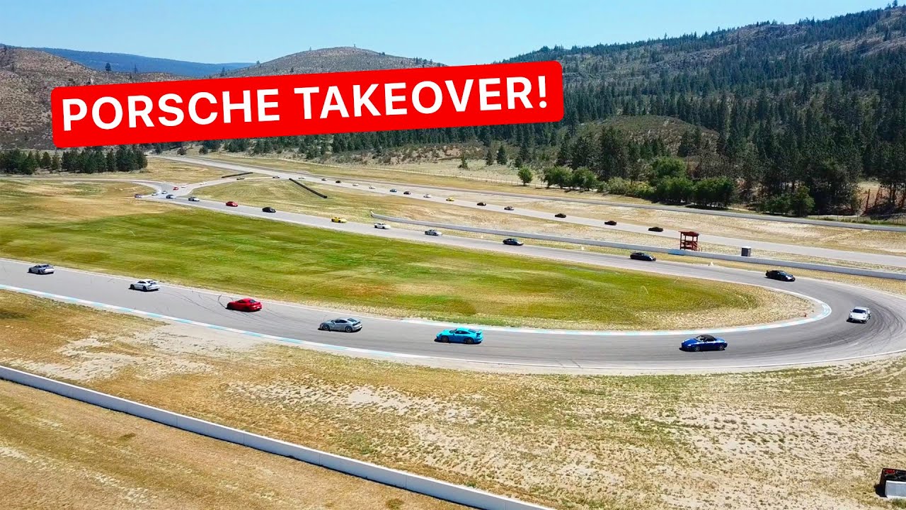 Porsche TAKEOVER at Area 27 Race Track: 2021 Edition - YouTube