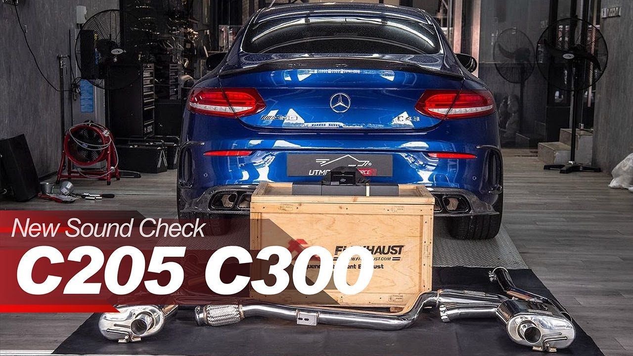 Mercedes-Benz C205 C300 Sound Check w/ Valvetronic Fi EXHAUST Catback X ...
