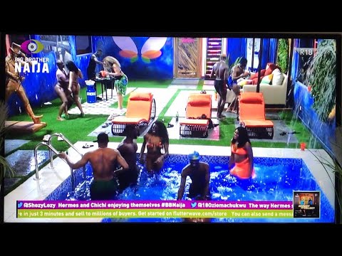 FIRST STEAMY POOL PARTY IN BIGGIE’S HOUSE 🔥 | BBNAIJA LEVEL UP SEASON ...