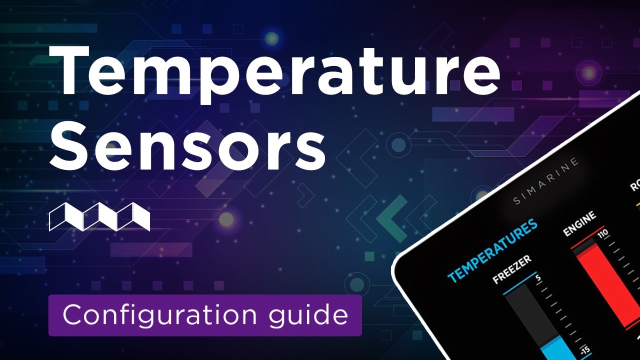 How to Configure the Temperature Sensors in PICO | Simarine How to - YouTube