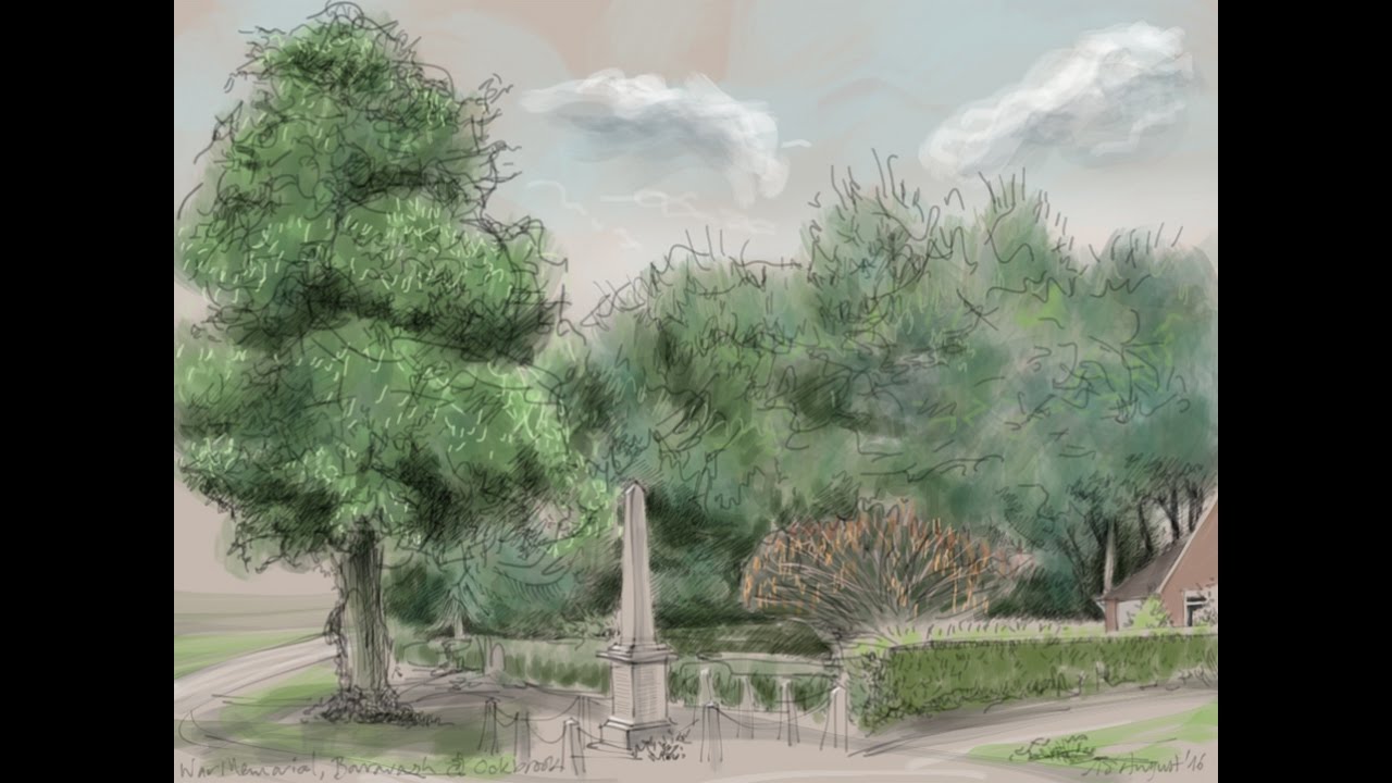 Reconnaisance Borrowash & Ockbrook – the iPad drawings by Mik Godley ...