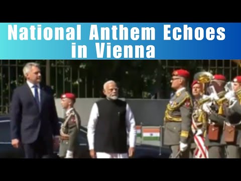 Narendra Modi Receives Ceremonial Guard of Honour in Vienna, Austria ...