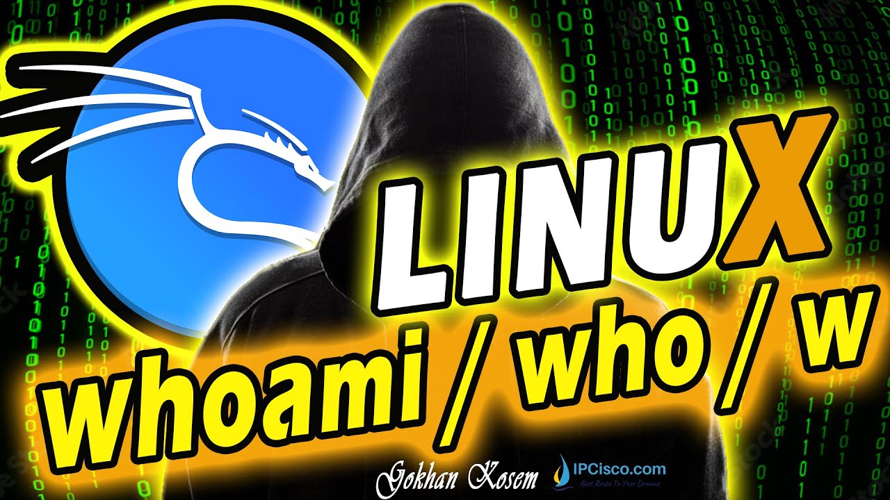 Linux Whoami Sho W Commands Kali Linux Lessons YouTube