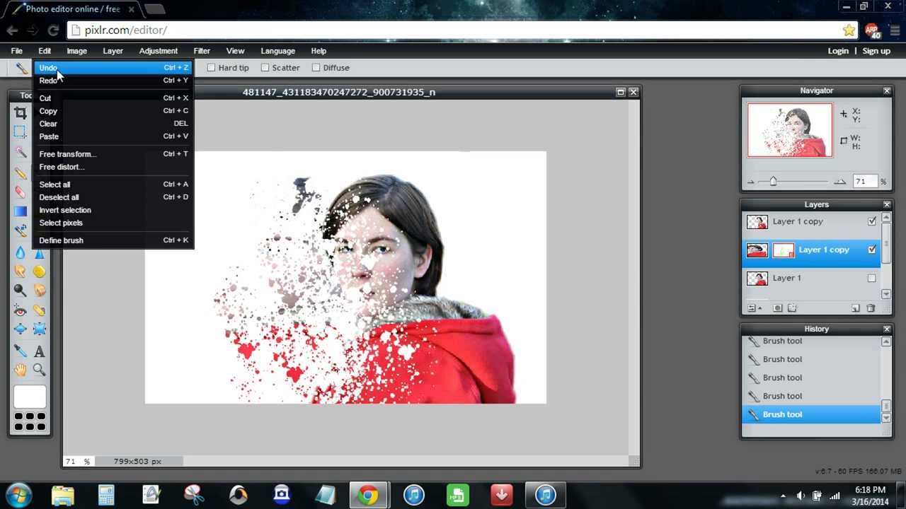 How to get the Splatter Effect - YouTube
