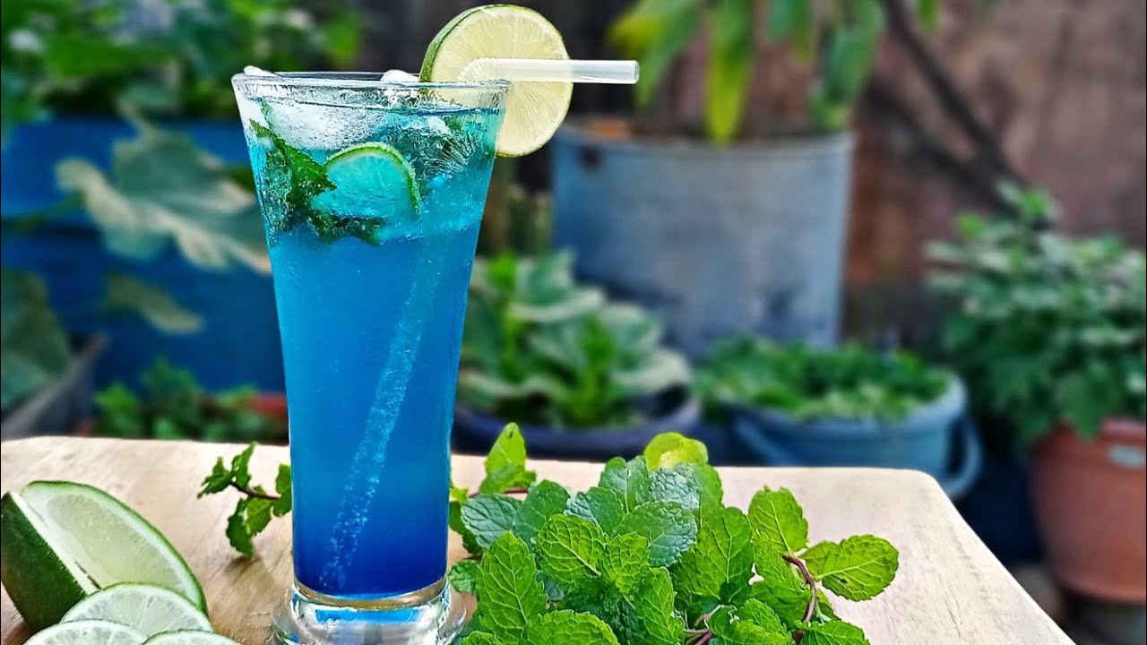 Blue Lagoon Mojito | ব্লু লেগুন মজিতো | Refreshing drink | Curacao Blue ...