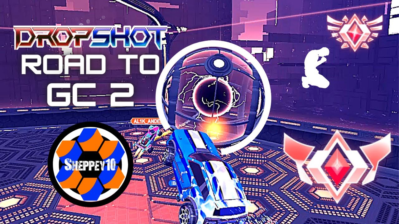 Rocket League Dropshot Road to GC 2 #13 - Playing against GC2s and GC3s ...