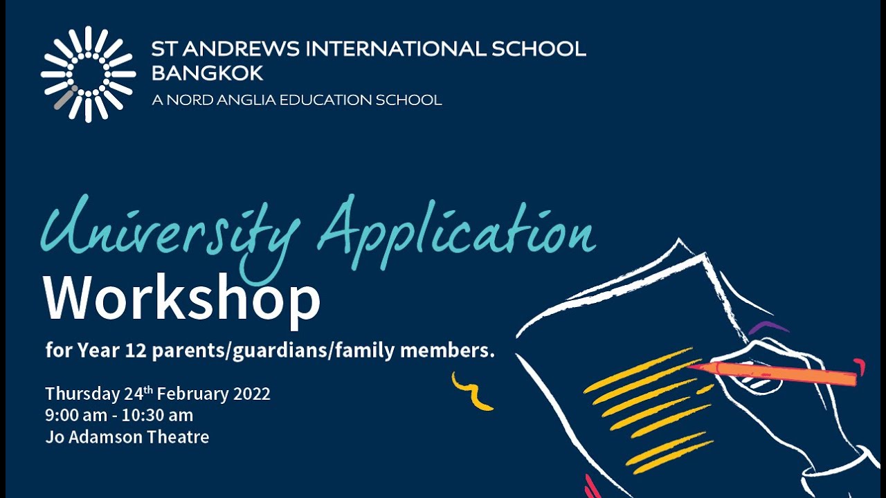 University Application Workshop - YouTube