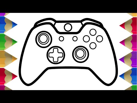 How to Draw GAME CONTROLLER Step by Step Easy Guide Tutorial | Draw Sketch Doodle - GAME ...