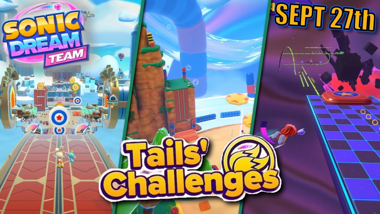 Speedrunning the Tails Challenges! Sonic Dream Team - Sept 27th - YouTube