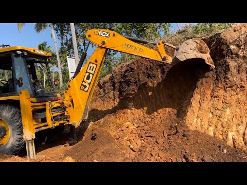 Jcb 3dx digging and moving huge high soil #jcb #jcb3dx #jcbcartoon # ...